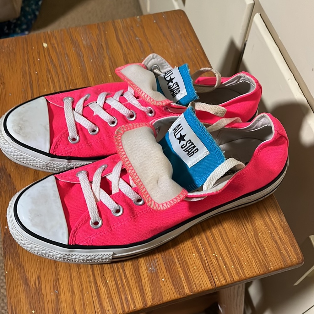 Converse Chuck Taylor Double Tongue Pink And Blue. Me… - Gem